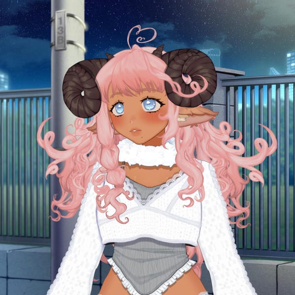 Live2d Premade Fully Rigged Vtuber Model - Ready to Use - Cute Rabbit ...