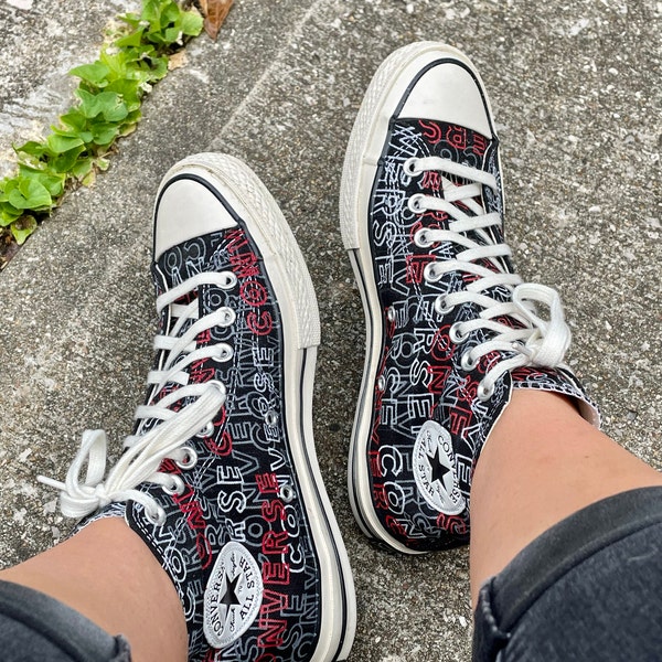 Hand Painted Flat Shoes, High Top Custom Personality Painted Shoes ...