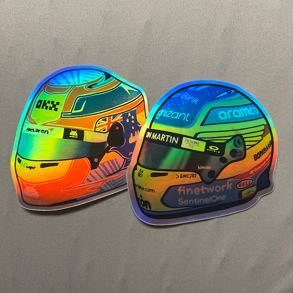 Helmet Stickers - Large F1 | Cute Formula One Sticker for Notebooks ...