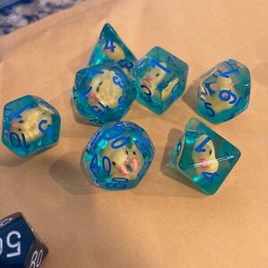 Ducky Dnd Dice Set Critical Role D20 Polyhedral Duck Dice - Etsy