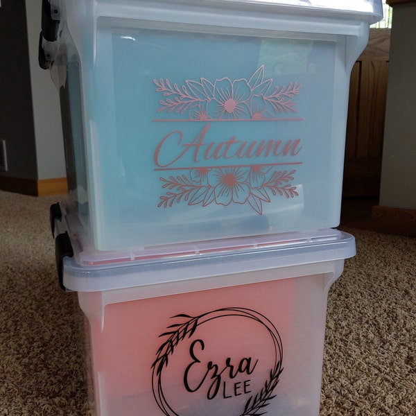 Milestone Tote , Baby Memory Box , Kids Keepsake Box , Organization ...