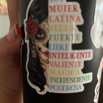 Mujer Latina Sticker Mexican Sticker Mexicana Sticker - Etsy