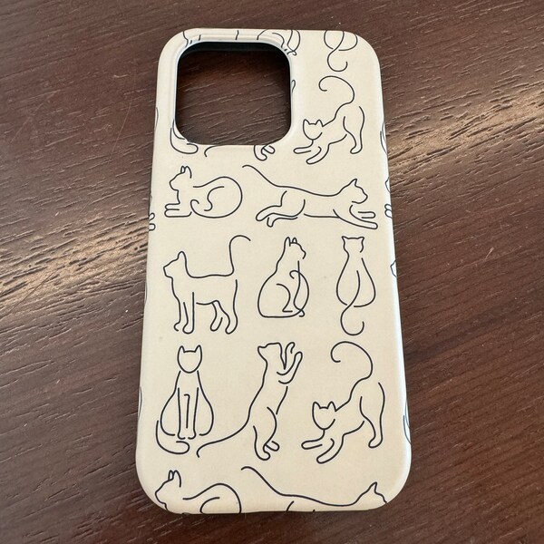 RED MATTE Minimalist Aesthetic Phone Case iPhone 16/15/14/13/12 Pro Max ...