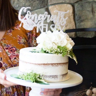 Graduation Party Decorations Graduation Cake Topper Personalized Name ...