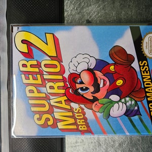 Super Mario Brothers 2 NTSC Nintendo NES En Reproduction Box - Etsy