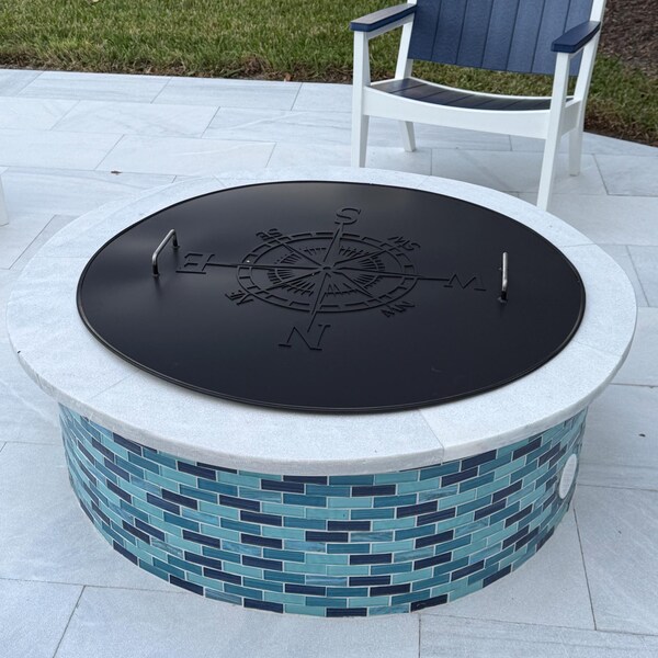 Lift off Dome Fire Pit Safety Screen 304 Stainless Mesh Steel, Round ...