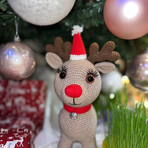 Rudolph the Red Nose Amigurumi by Aleniya2 Crochet PDF Pattern Tutorial ...