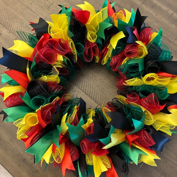 Rainbow Love Infinity Wreath - Etsy