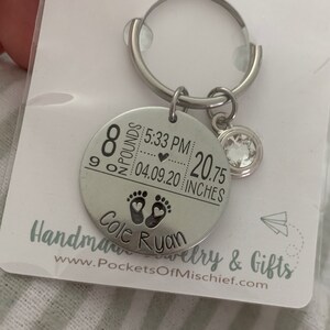 First Time Mom Keychain New Mom Keychain New Mother Keychain Baby ...