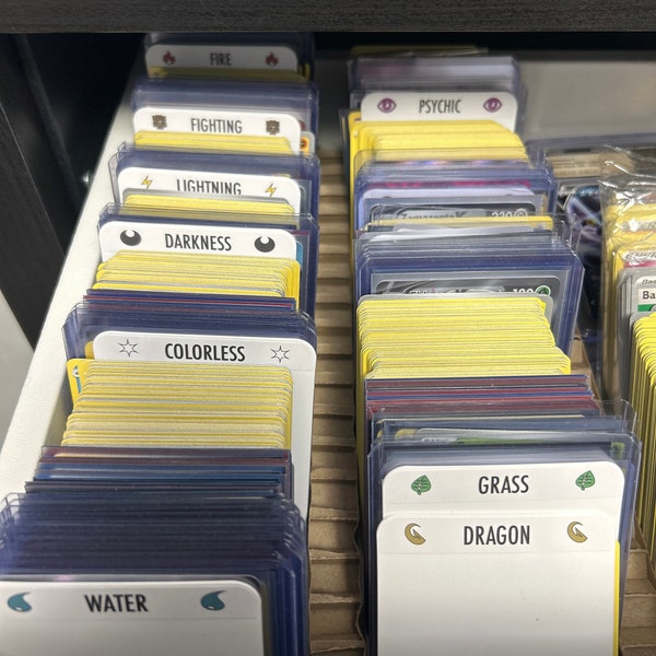 Sort MTG by Color Combinations | Trading Card Dividers W/ FREE Labels ...