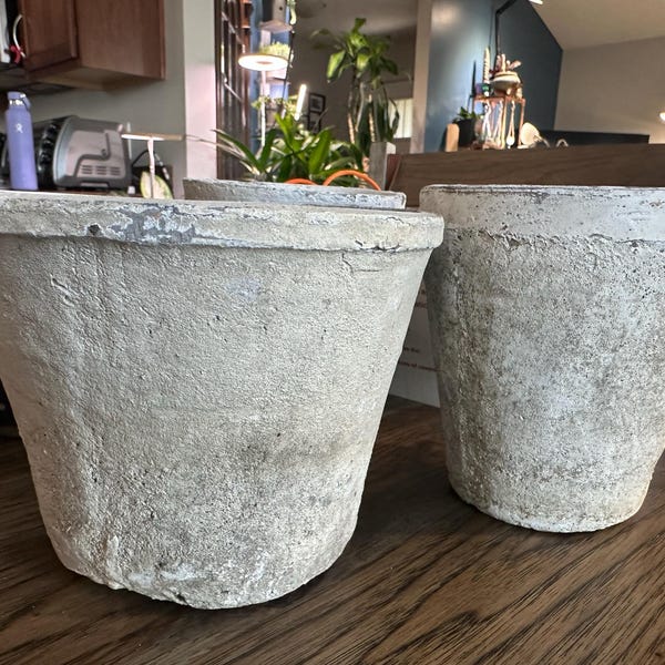 Tall 3.5" Clay Pot Various Colors - Etsy