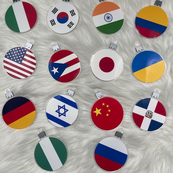 Latin America Country Round Flags SVG Bundle Set, Countries Circle Flag ...