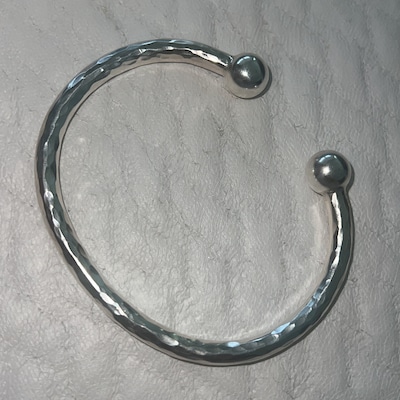 54g Silver Torque Bangle / Silver Bangle / Torque / Mens Torque Bangle / Torque Bangle / Torque ...