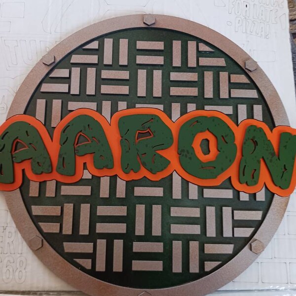Teenage Mutant Ninja Turtle Inspired Door Sign - Etsy