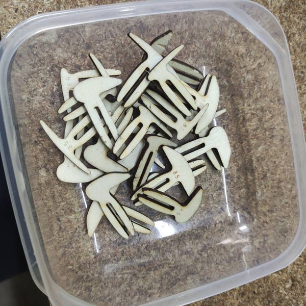 60x Laser Honeycomb Bed Pins, Glowforge Pins, Honeycomb Clamps, Laser ...