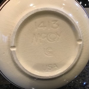 Vintage 1930's Rex Johncox, Onsted, Michigan Stoneware Butter Crock ...