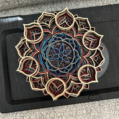 Multi-layer Mandala Svg Dxf, Laser Cut Mandala, Mandala SVG for Cricut ...