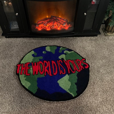 Flippy Custom Tufted Rug Tufted Custom Rug Happy Friends - Etsy