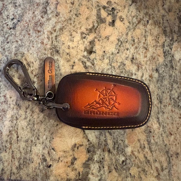 Mini Cooper 2022 2024 Handcrafted Leather Key Fob Cover for Clubman ...