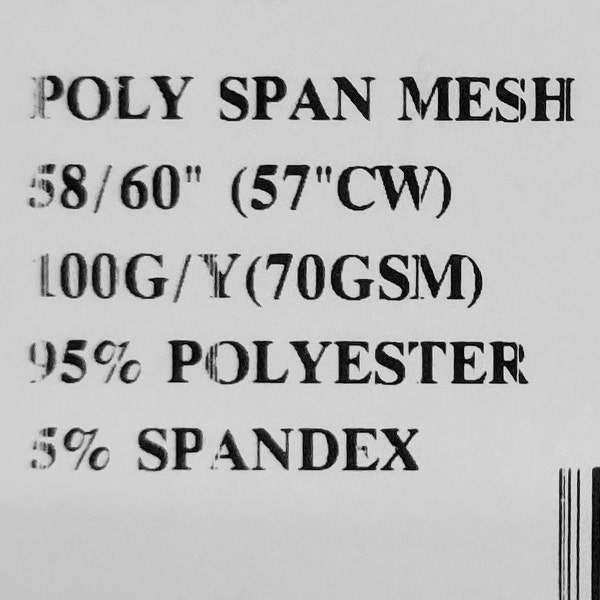 52" Cuttable Width, 200GSM, 2-way Stretch Metallic Nylon/polyester ...