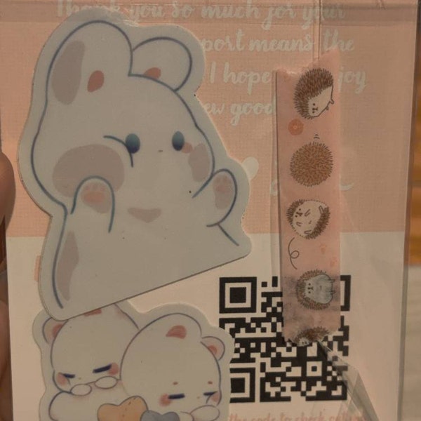 Squishy Bunny Sticker [MATTE] | Anime | Cute Anime Stickers | Kawaii ...