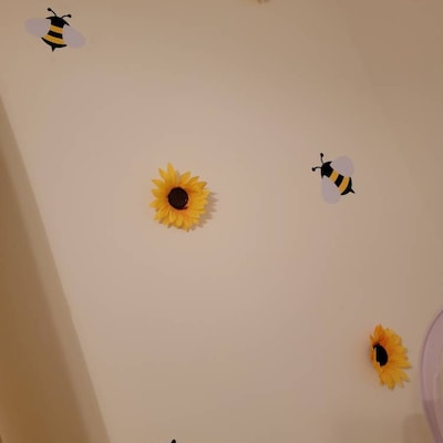 Bee Wall Decal Set of 17 Bumblebees Wall Sticker - Etsy