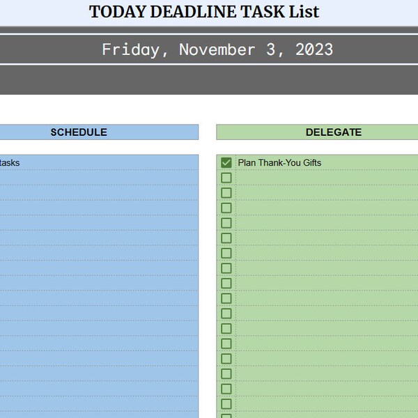 Boost Productivity With Google Sheets Task Priority Tracker Eisenhower ...