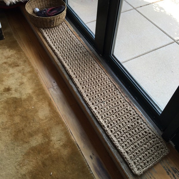 Triangular Jute Rug - Thick Corner Rug - Triangle Floor Mat - Natural ...