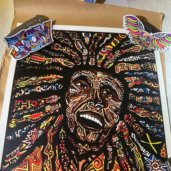 CHINA CAT Psychedelic Rock Poster - Etsy