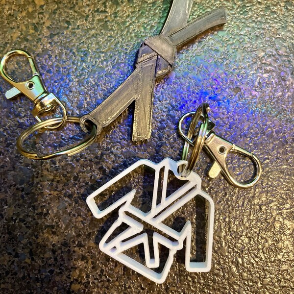 Karate Belt Keychain, Martial Arts Accessory, Custom Belt Rank Color ...