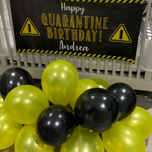 Quarantine First Birthday Banner Quarantine birthday sign | Etsy