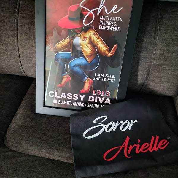 Personalized Classy Diva Wall Art Print | Crimson and Cream | DELTA DST ...