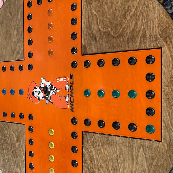 OSU Wooden Wahoo Board - Game With Dice and Marbles - Free ...