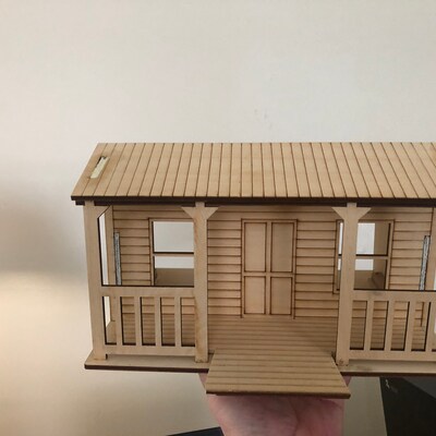 Wooden Dollhouse Victorian Antique House Plywood Kit Scale - Etsy