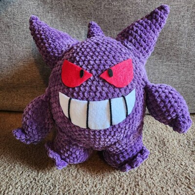 CROCHET PATTERN Gengar Amigurumi Pokemon PDF File - Etsy