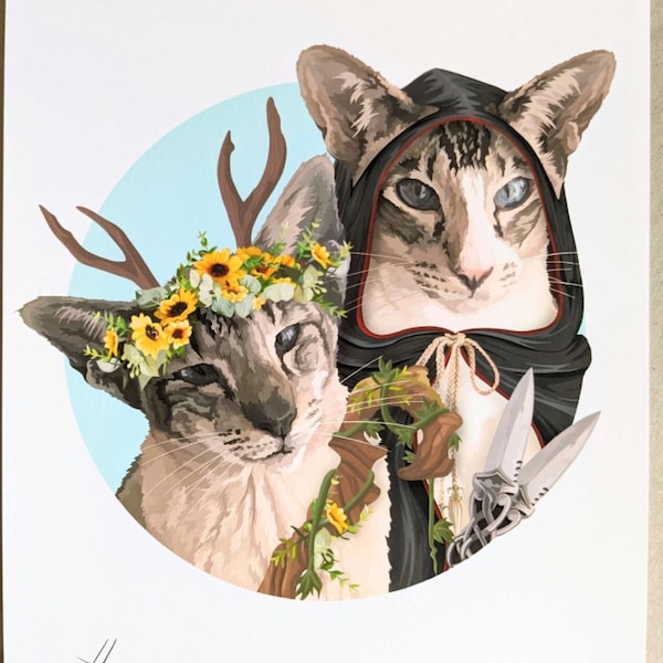 Dnd Ranger Character Sheet With a Feline Twist! Kitty D and D, Editable ...