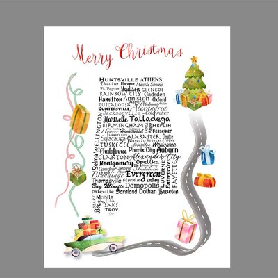 Watercolor Christmas Cars Clipart Christmas Clipart Instant Download ...