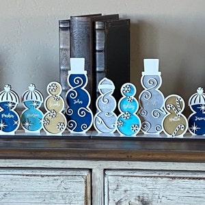 Snowman Standee Personalized Winter Wonderland Decoration | Etsy