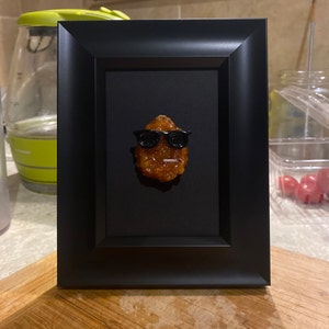 Nugget in A Frame real Preserved Chicken Nugget - Etsy