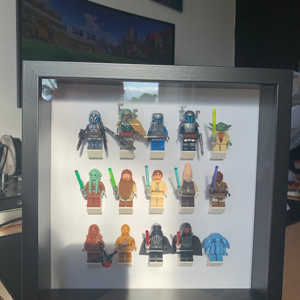 Display Frame for LEGO Minifigures | Custom Minifig Display Frame [new ...