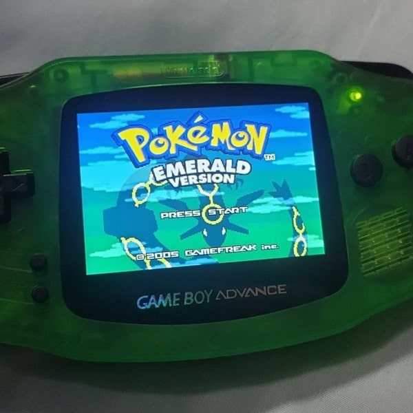 Metallic Teal Nintendo Game Boy Advance GBA SP IPS Mod Adjustable ...