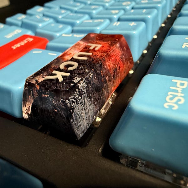 Galaxy Artisan Keycap, Space Resin Keycap, Interstellar Artisan Keycap ...