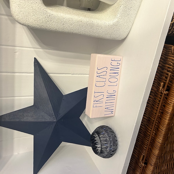 Any Wording - Block Wooden Signs - Personalised - Rae Dunn Inspired ...