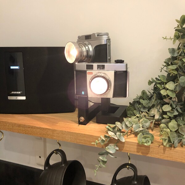 Vintage Lamp Camera Halina Bedside Lamp Retro Lamp Desk Lamp Table Lamp ...