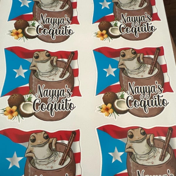 Sofrito (flag) Labels ONLY - Customized W Free Shipping - Please READ ...