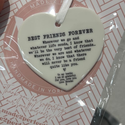 Friend Letterbox Gift KS32 Personalised Best Friend Gift Friendship ...