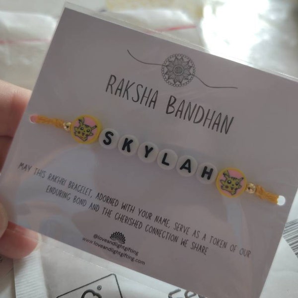 Rakhri Bracelet - Rakhi Bracelet - Raksha Bandhan - Brother Sister Kids ...