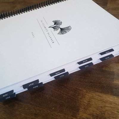 Planner Tabs, Set of 12 Planner Stickers Monthly Divider Tabs ...