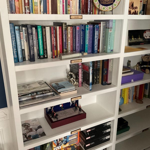 Bookshelf Labels - Etsy