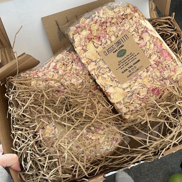 Snow Confetti | Snowfetti® | Biodegradable 100% Natural | Water Soluble ...